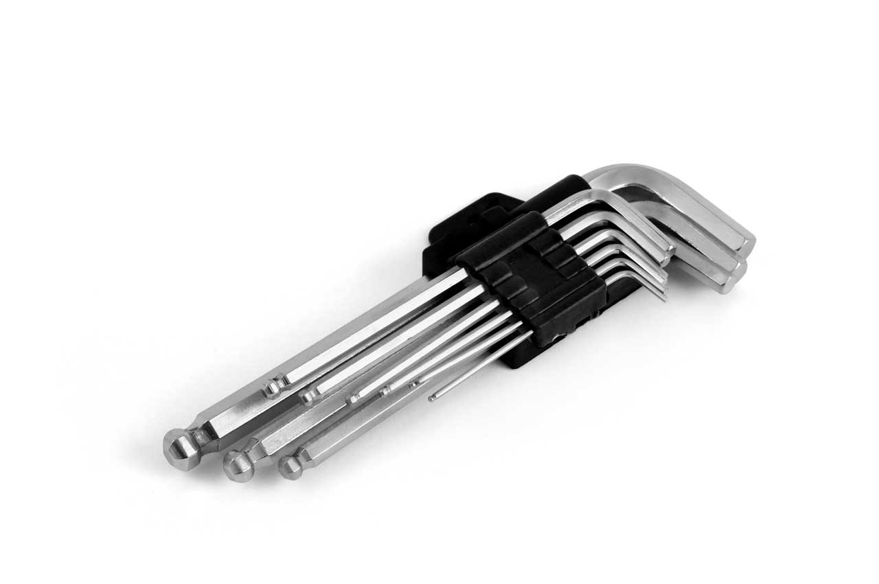 KIT CHAVES IMBUS key Short 125mm 9 pcs TKS