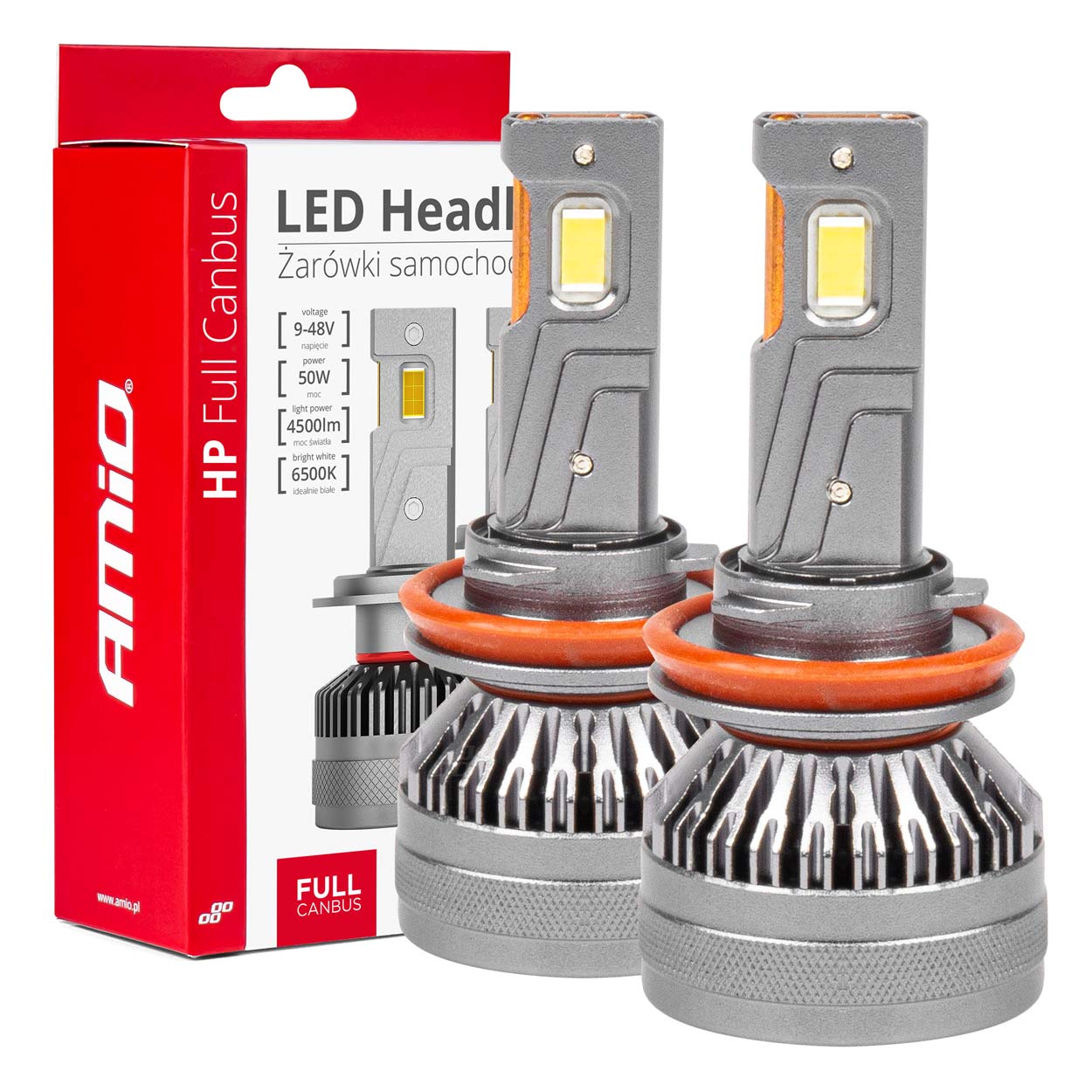 KIT DE LEDS H8/H9/H11X2 FULL CANBUS 50W 9 - 48V 6500K