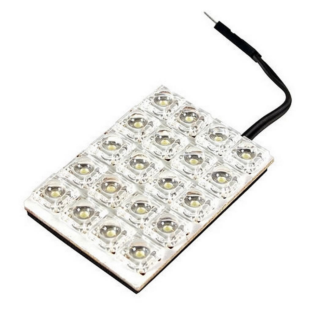 BARRA 20 LEDS (5X4) COR BRANCA